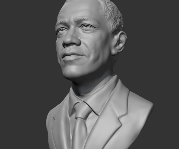 ArtStation - Barack Obama 3D print model | Resources