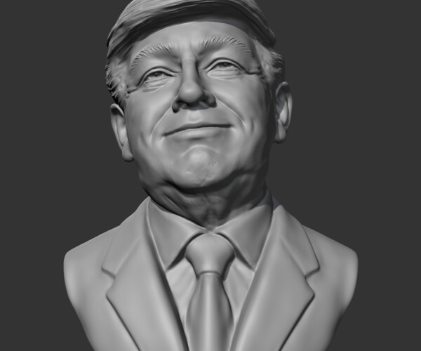 ArtStation - Donald Trump 3D print model | Resources