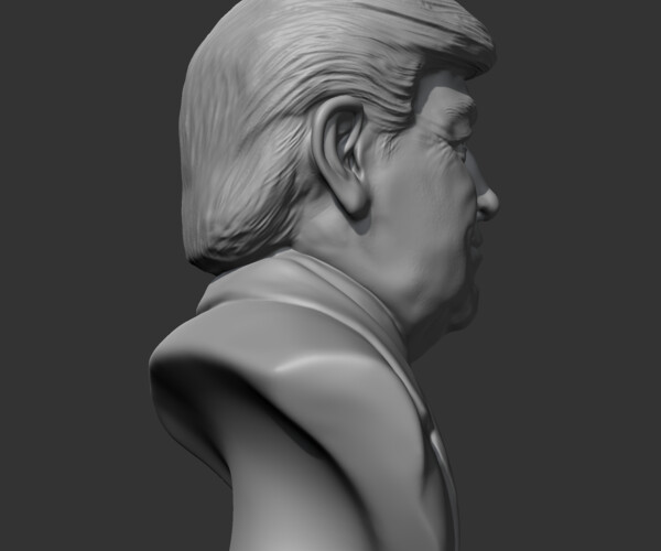 ArtStation - Donald Trump 3D print model | Resources