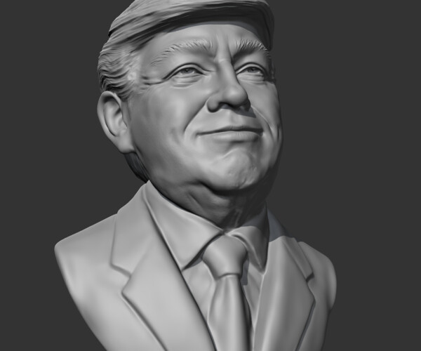 ArtStation - Donald Trump 3D print model | Resources