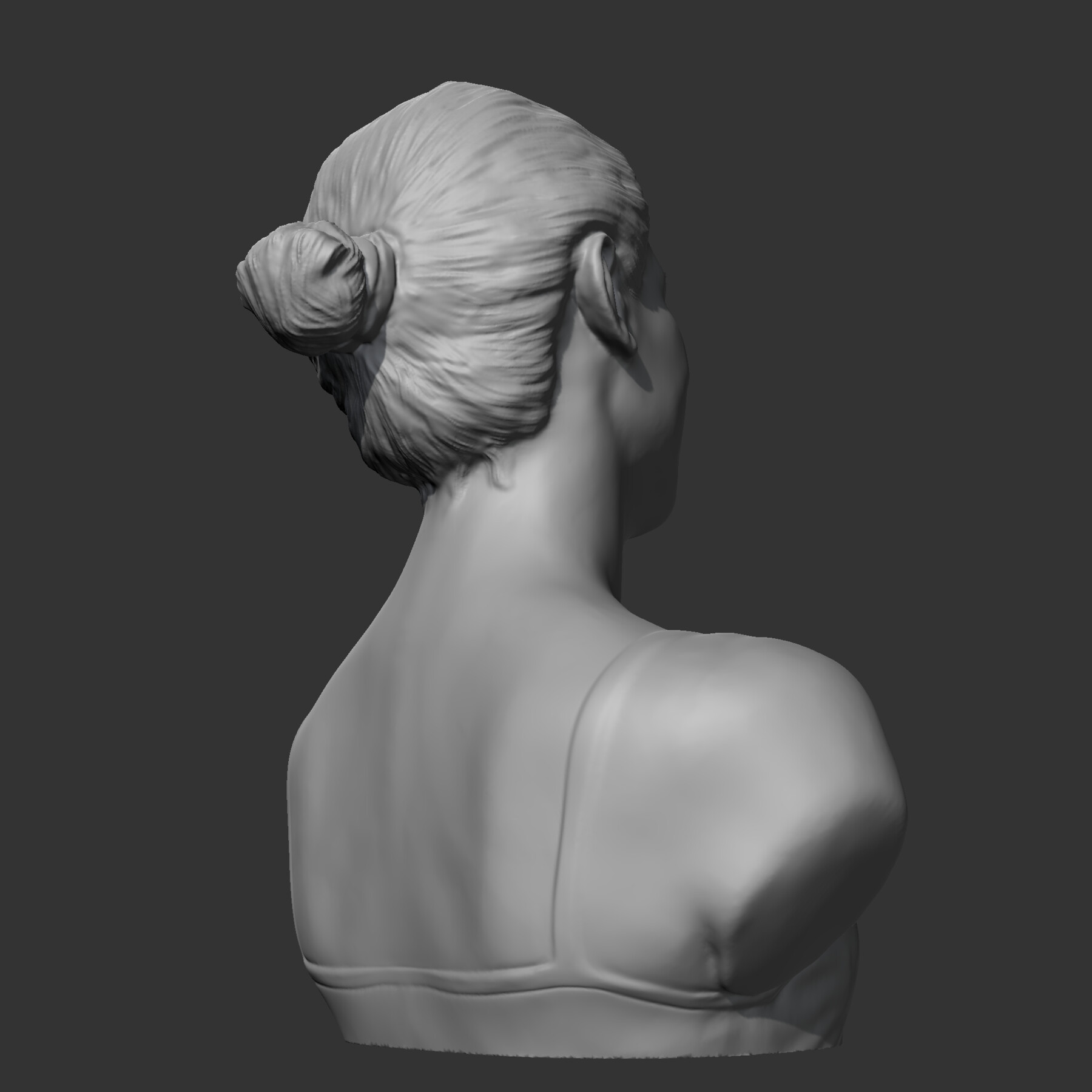 ArtStation - HD girl bust D 3D print model | Resources