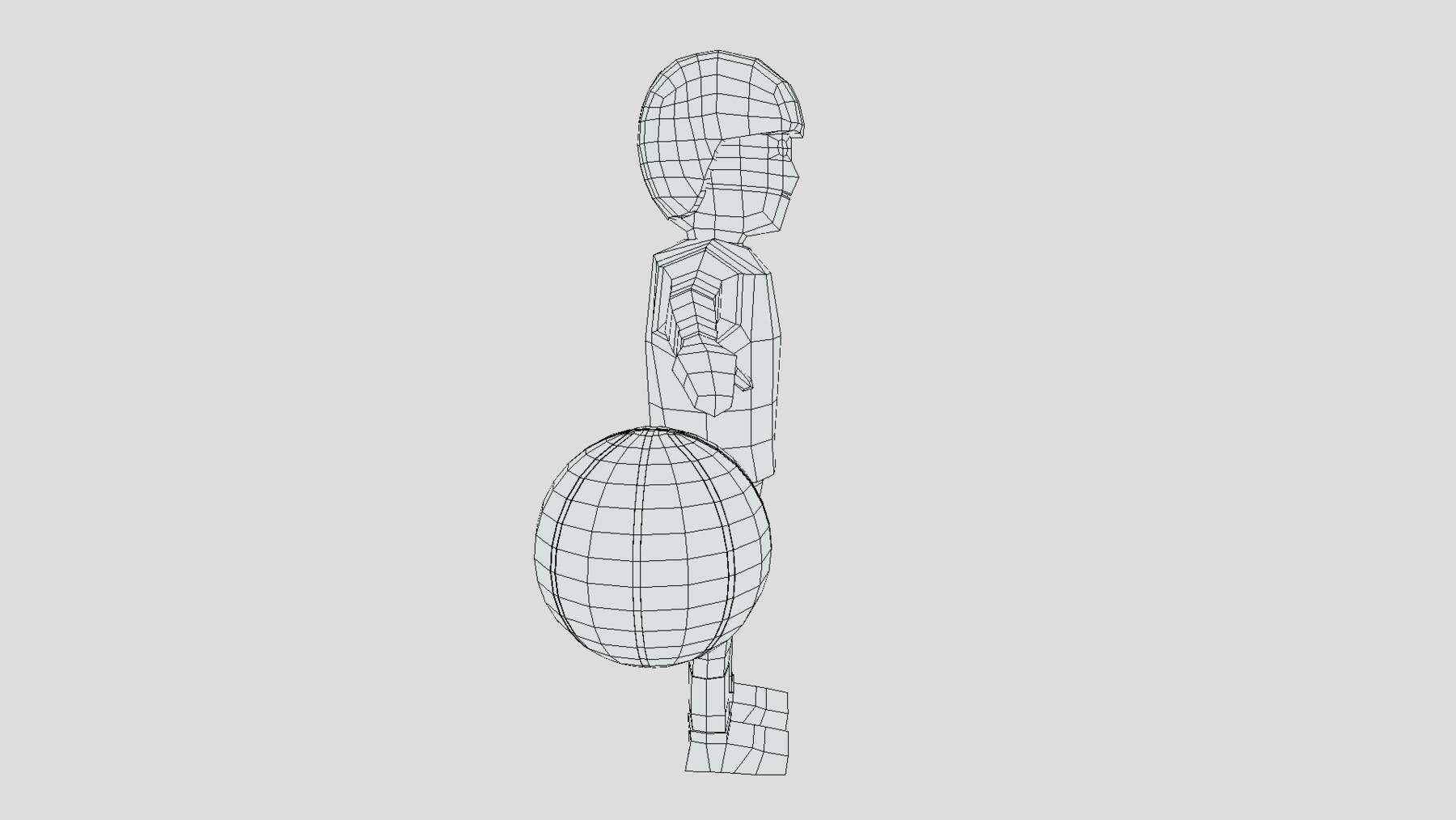 ArtStation - Low Poly Cartoon Basketball Player | Game Assets