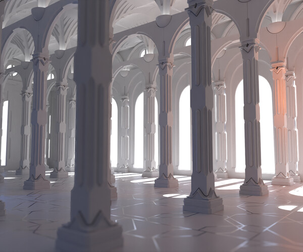 ArtStation - Fantasy Column HDA | Resources