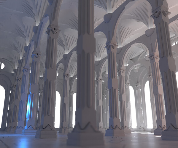 ArtStation - Fantasy Column HDA | Resources
