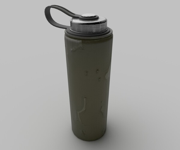 ArtStation - Damaged Water Bottle | Game Assets