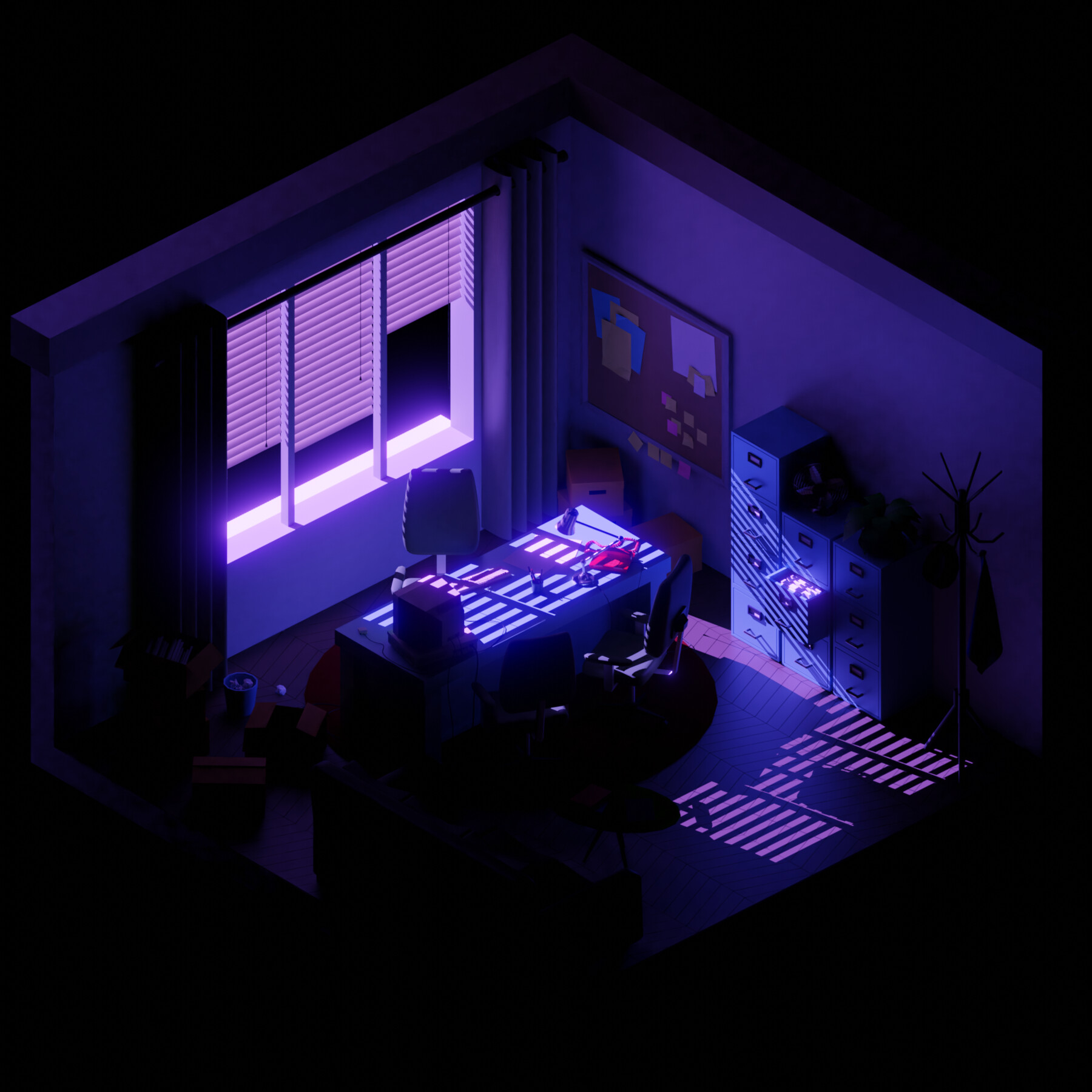 ArtStation - Retro Modern Lowpoly Office Low-poly 3D model | Game Assets ArtStation - Retro Modern Lowpoly Office Low-poly 3D model | Game Assets