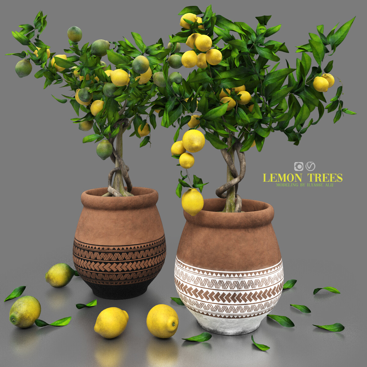 ArtStation - lemon trees | Game Assets