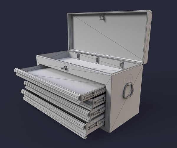 Artstation Tool Box Game Assets