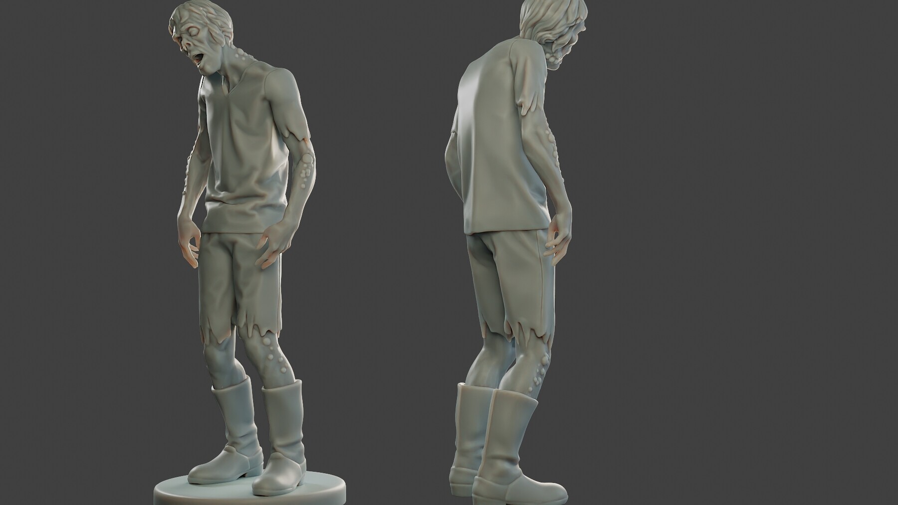 ArtStation - Casual Zombie Male CZ1 0002 | Resources