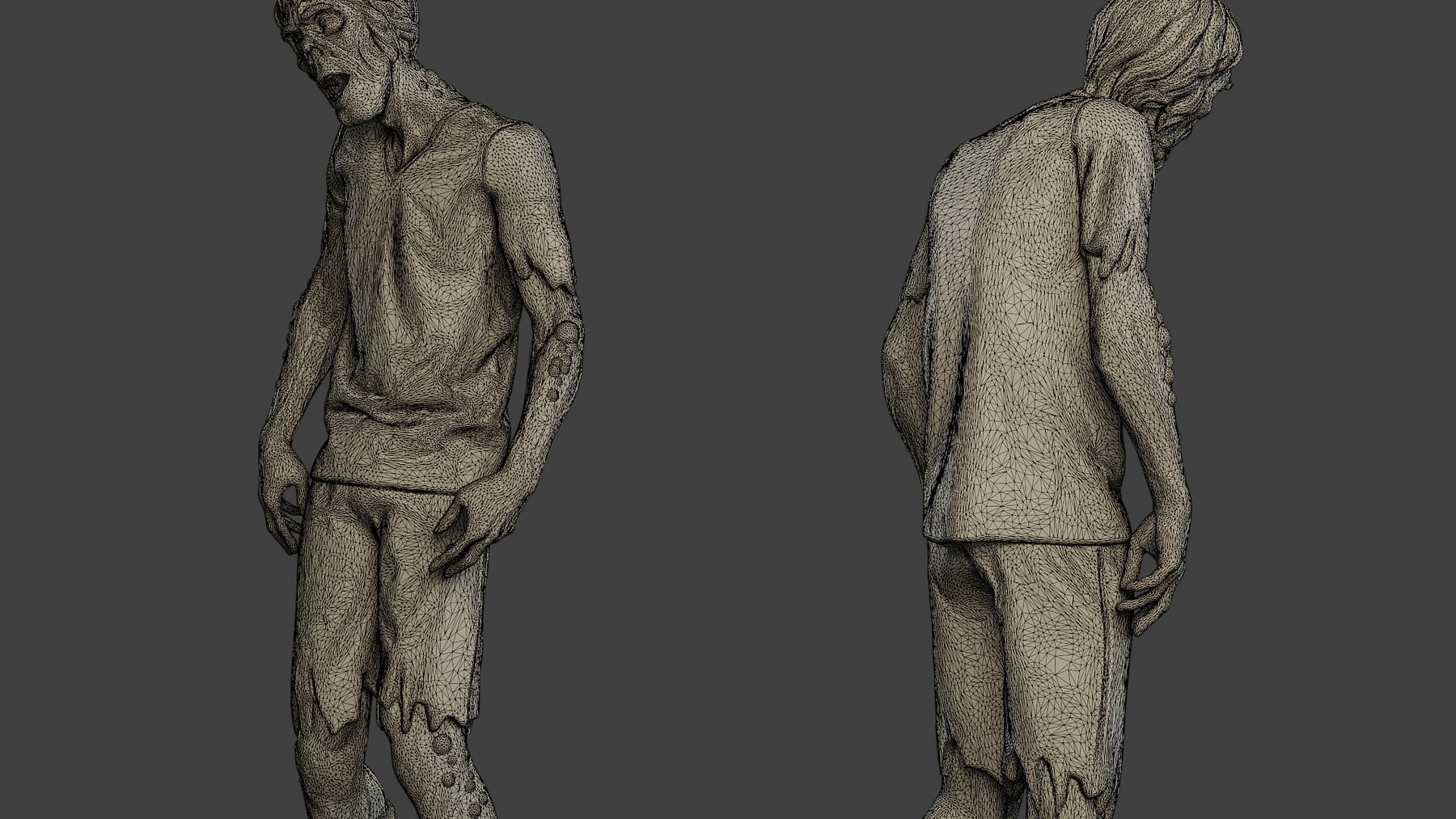 ArtStation - Casual Zombie Male CZ1 0002 | Resources