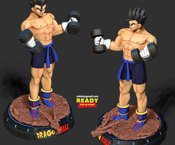 ArtStation - Gohan with gym | Resources