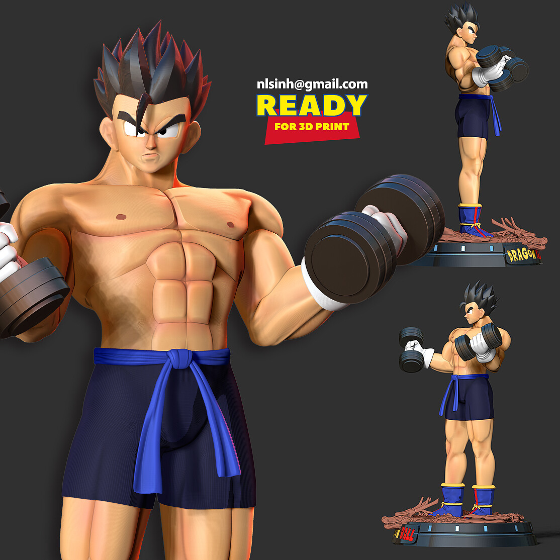ArtStation - Gohan with gym | Resources