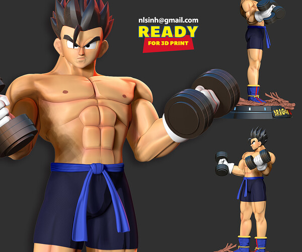 ArtStation - Gohan with gym | Resources