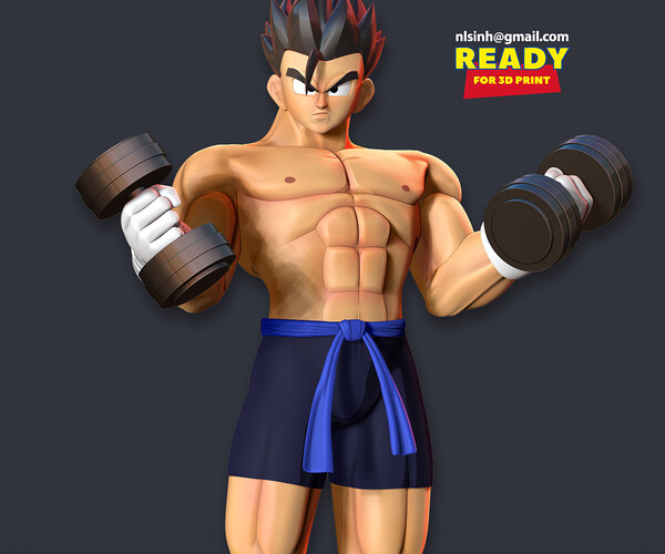 ArtStation - Gohan with gym | Resources
