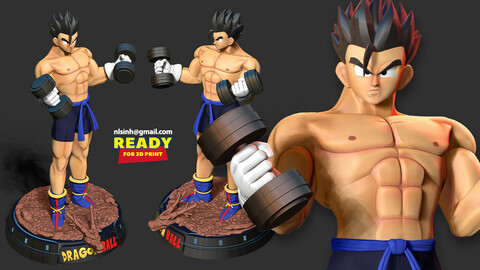 ArtStation - Gohan with gym | Resources