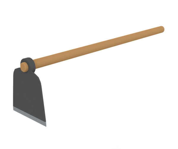 ArtStation - Low Poly Cartoon Hoe | Game Assets
