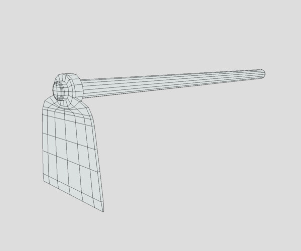 ArtStation - Low Poly Cartoon Hoe | Game Assets