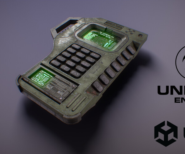 ArtStation - PBR Futuristic Electronic Multi-Tool | Game Assets