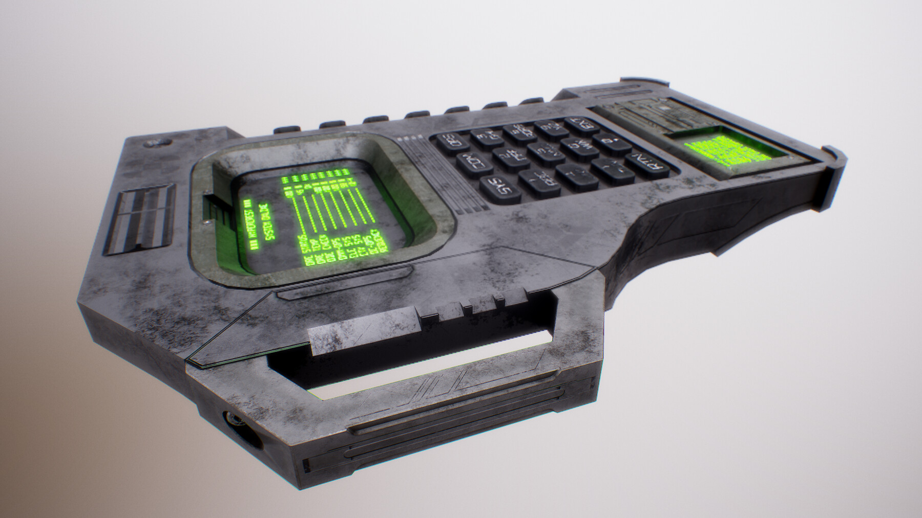 ArtStation - PBR Futuristic Electronic Multi-Tool | Game Assets