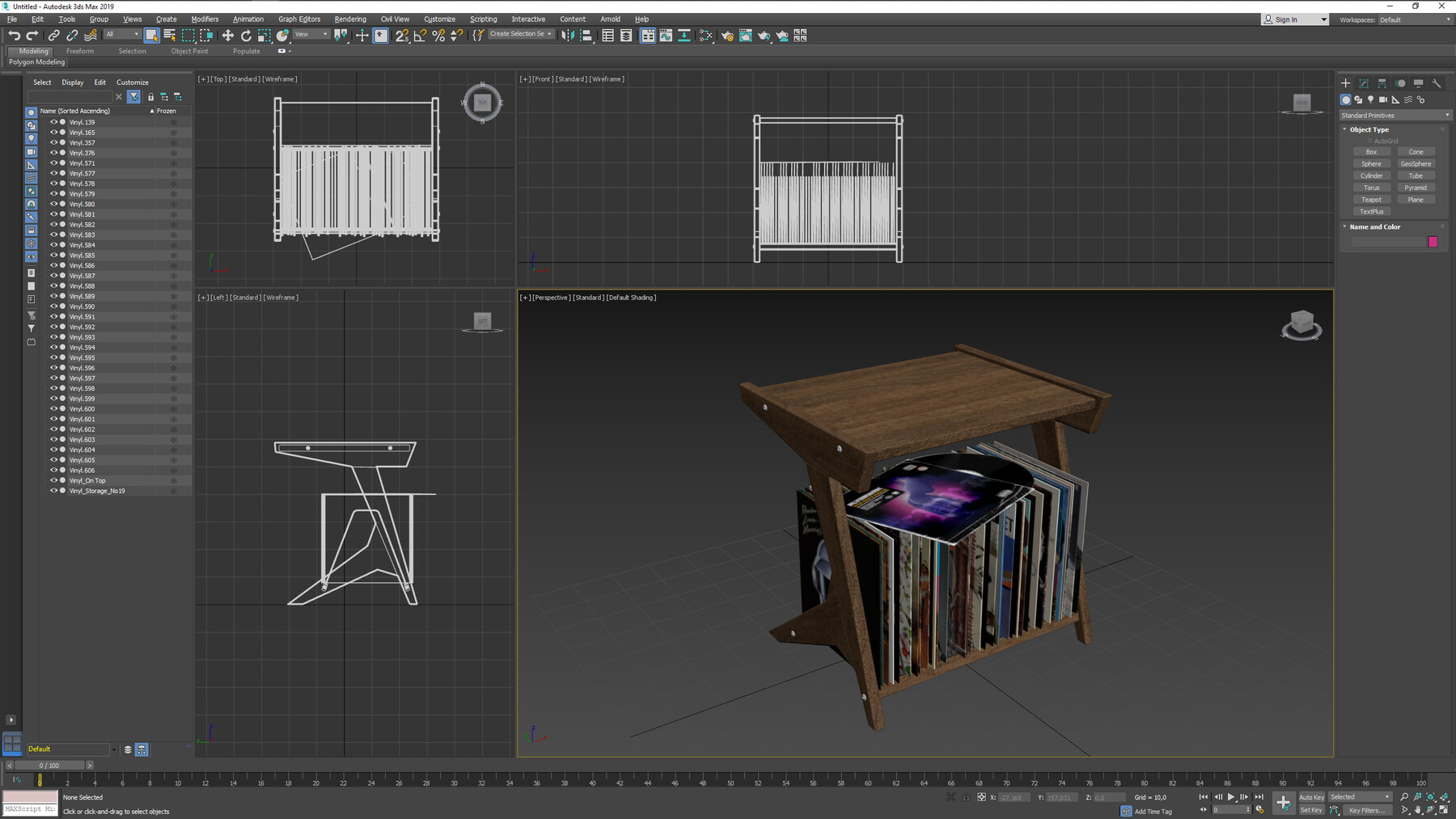 ArtStation - Vinyl Storage No19 | Resources