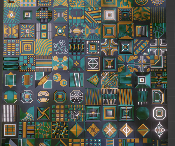 ArtStation - Abstract Panels Pack | Game Assets