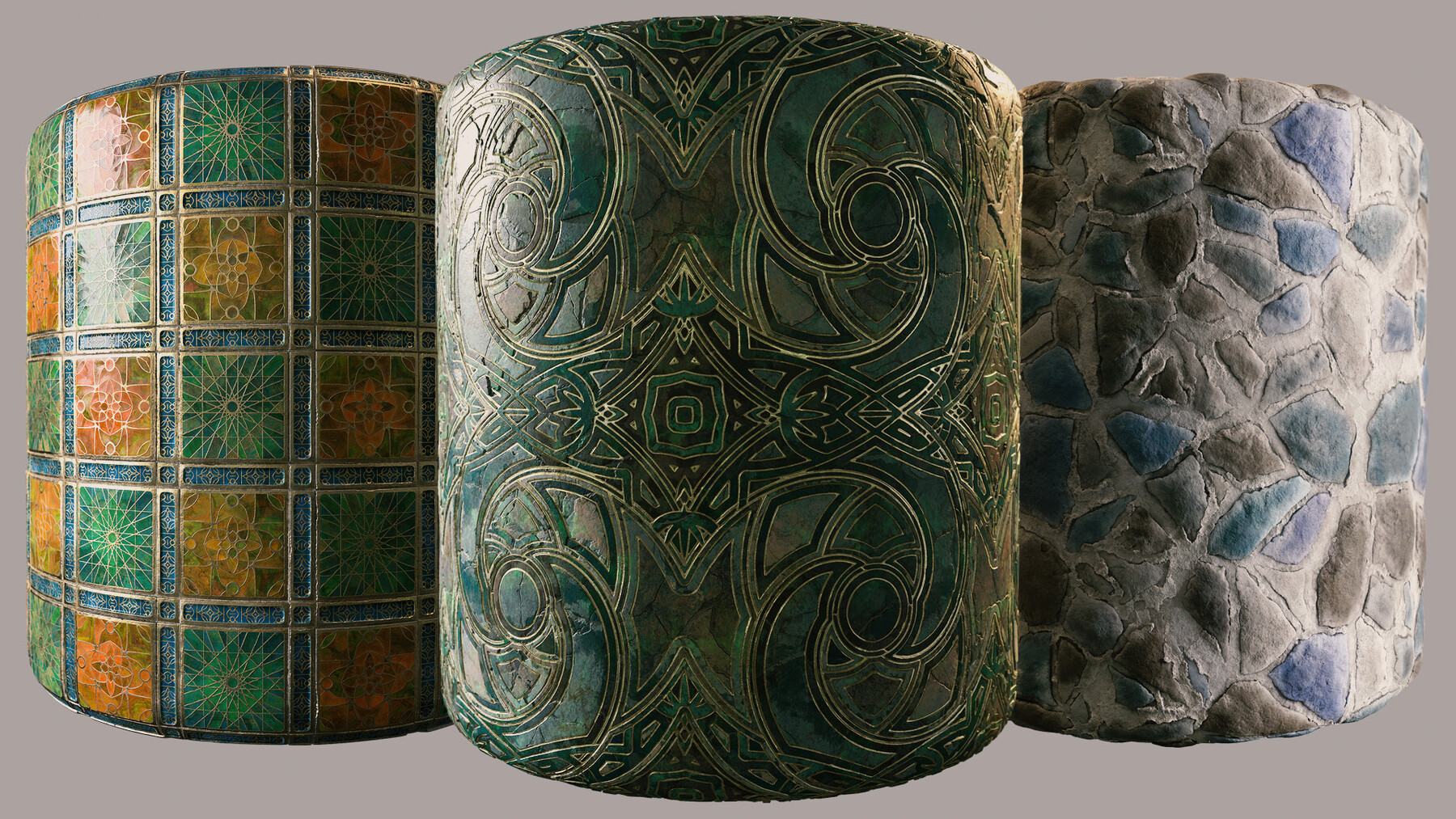 ArtStation - FREE / RO Material Pack 1 | Game Assets