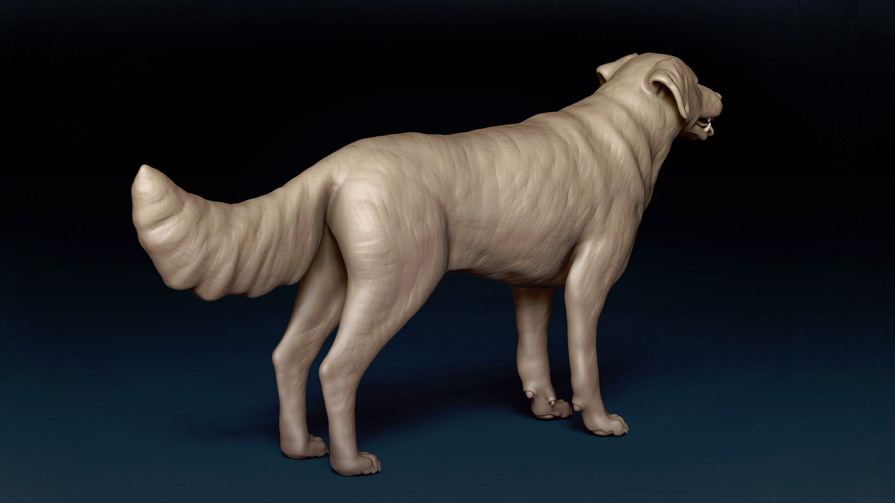 ArtStation - Golden Retriever Base Mesh 3D Model | Resources