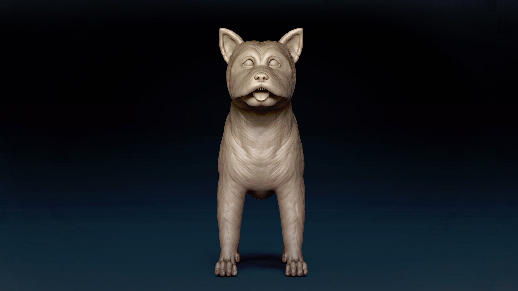 ArtStation - Yorkie Base Mesh 3D Model | Resources