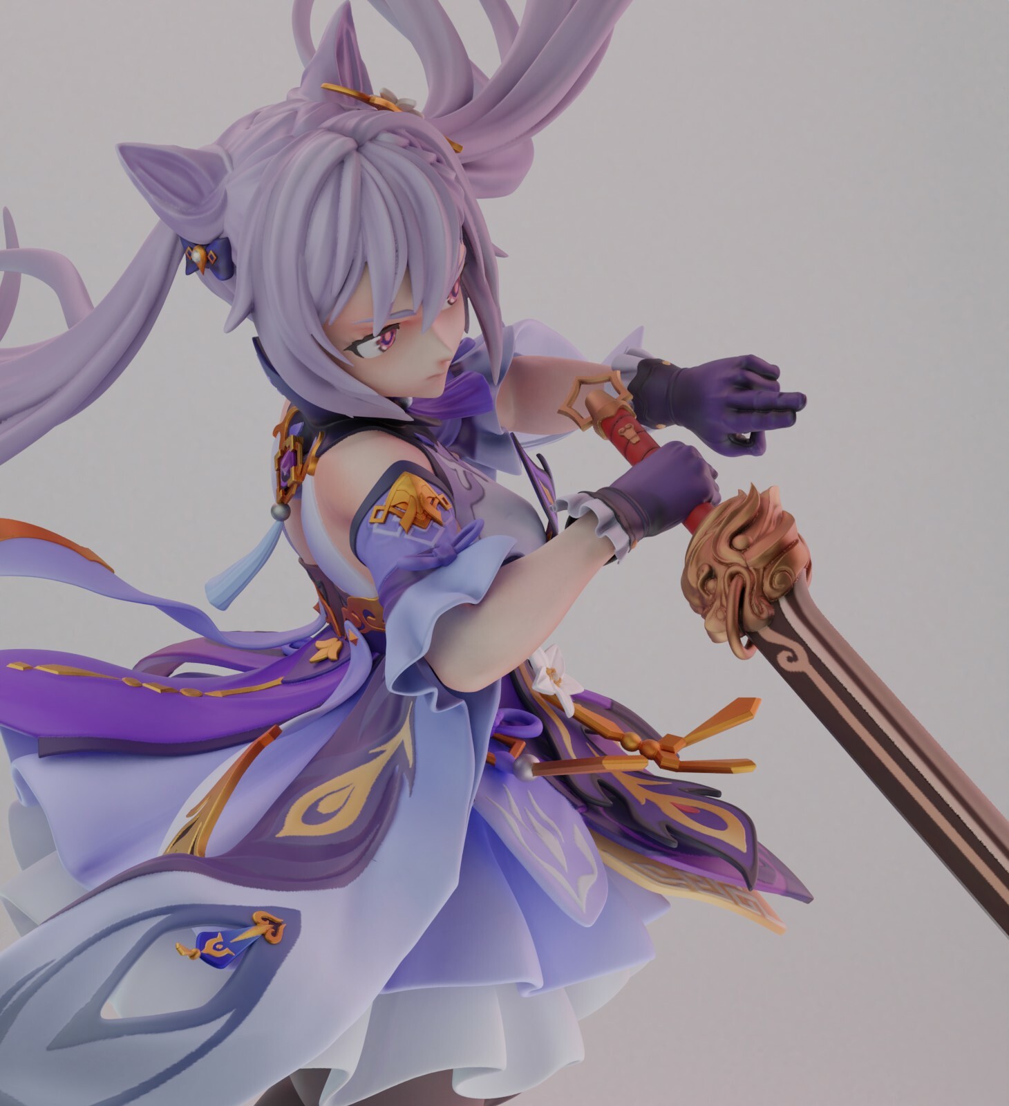 ArtStation - Genshin impact keqing | Resources