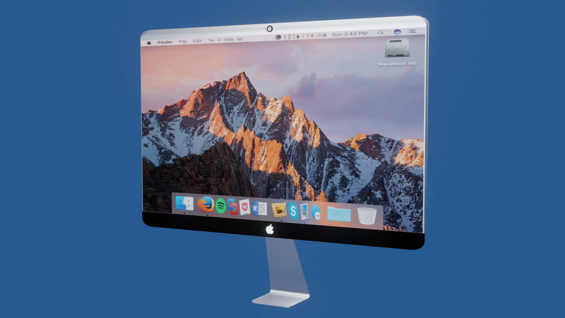 ArtStation - Apple iMac desktop 3d Models | Game Assets