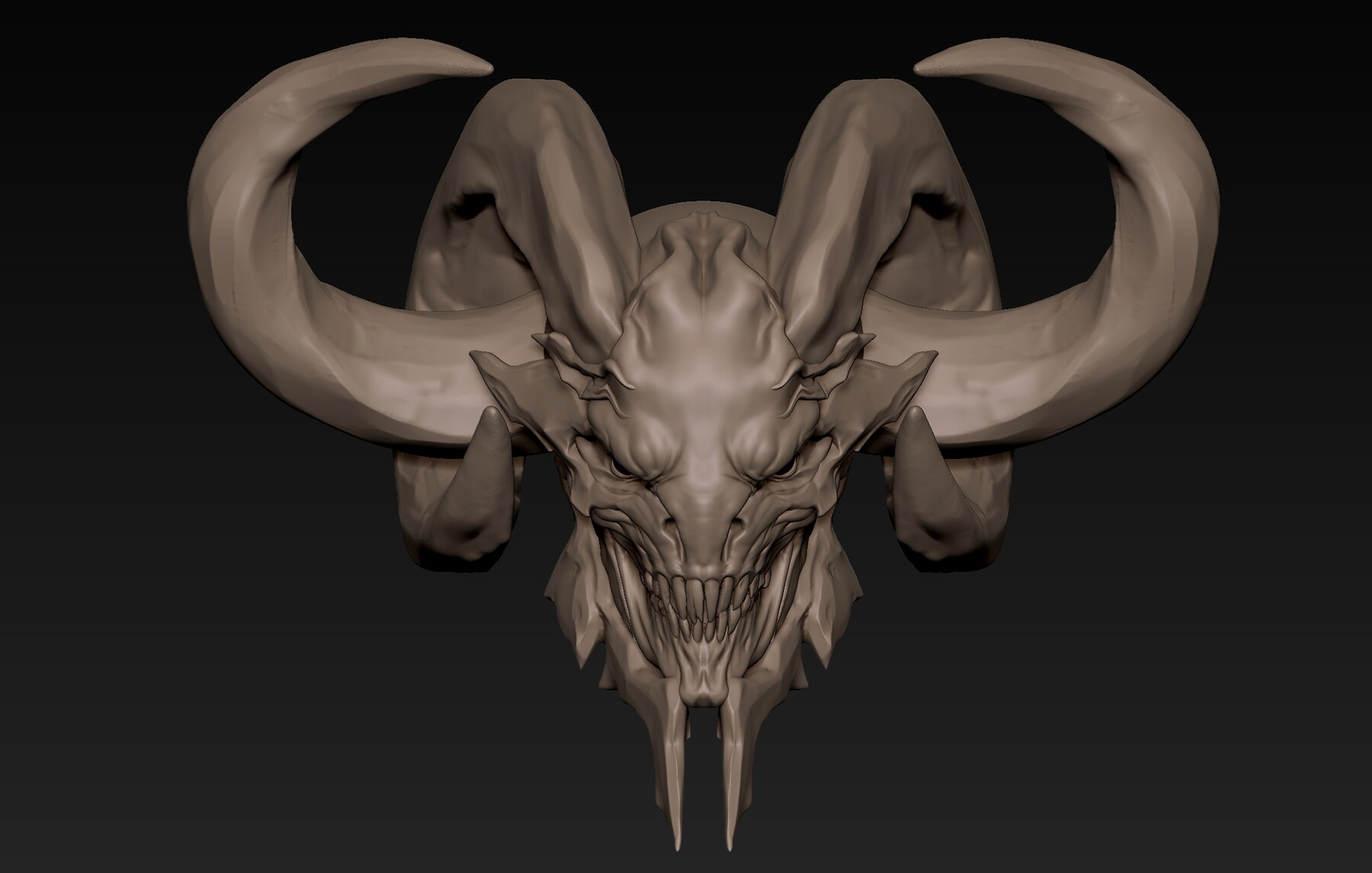 ArtStation - Demon Head | Resources