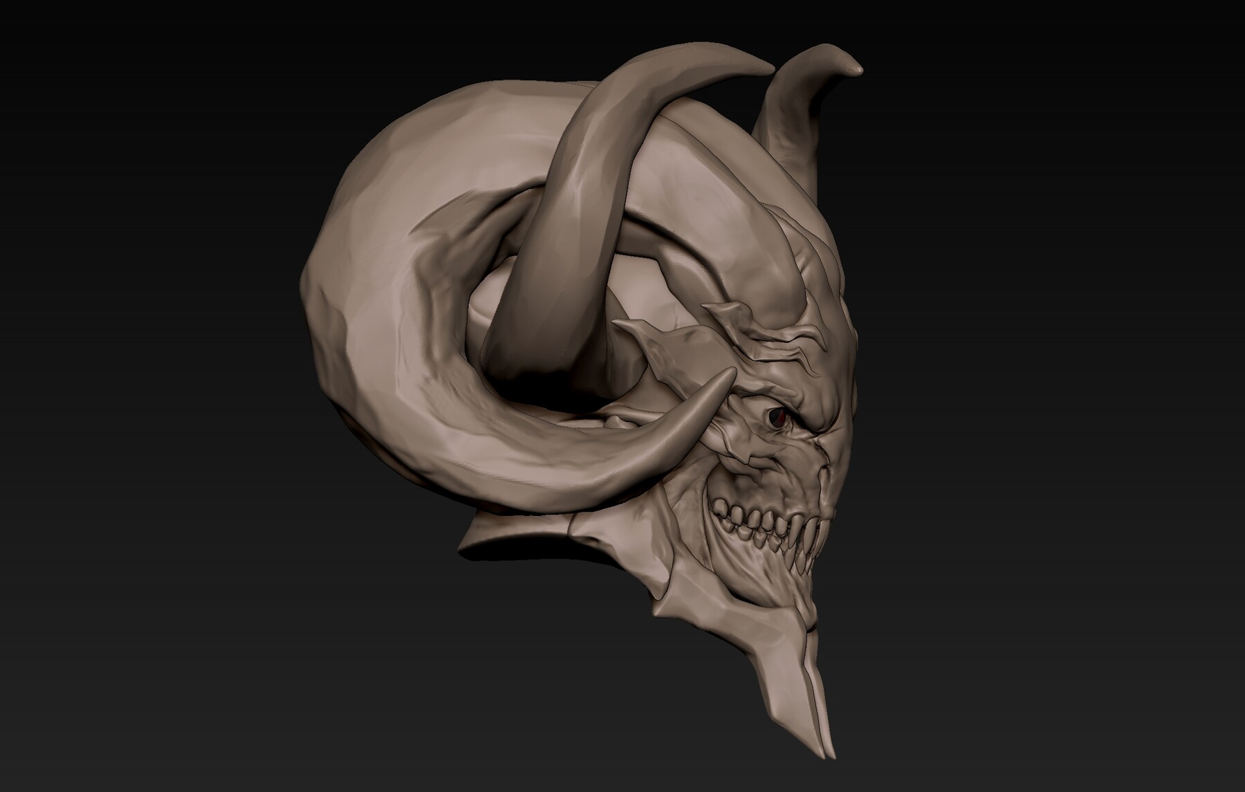 ArtStation - Demon Head | Resources