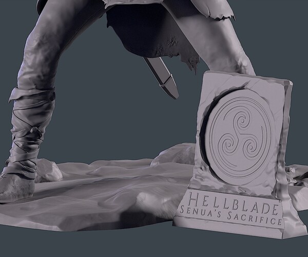 ArtStation - HELLBLADE SENUA'S SACRIFICE- 3D PRINT MODEL | Resources