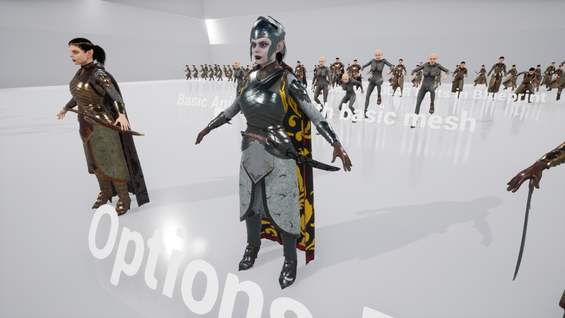 ArtStation - Elven female knight | Game Assets