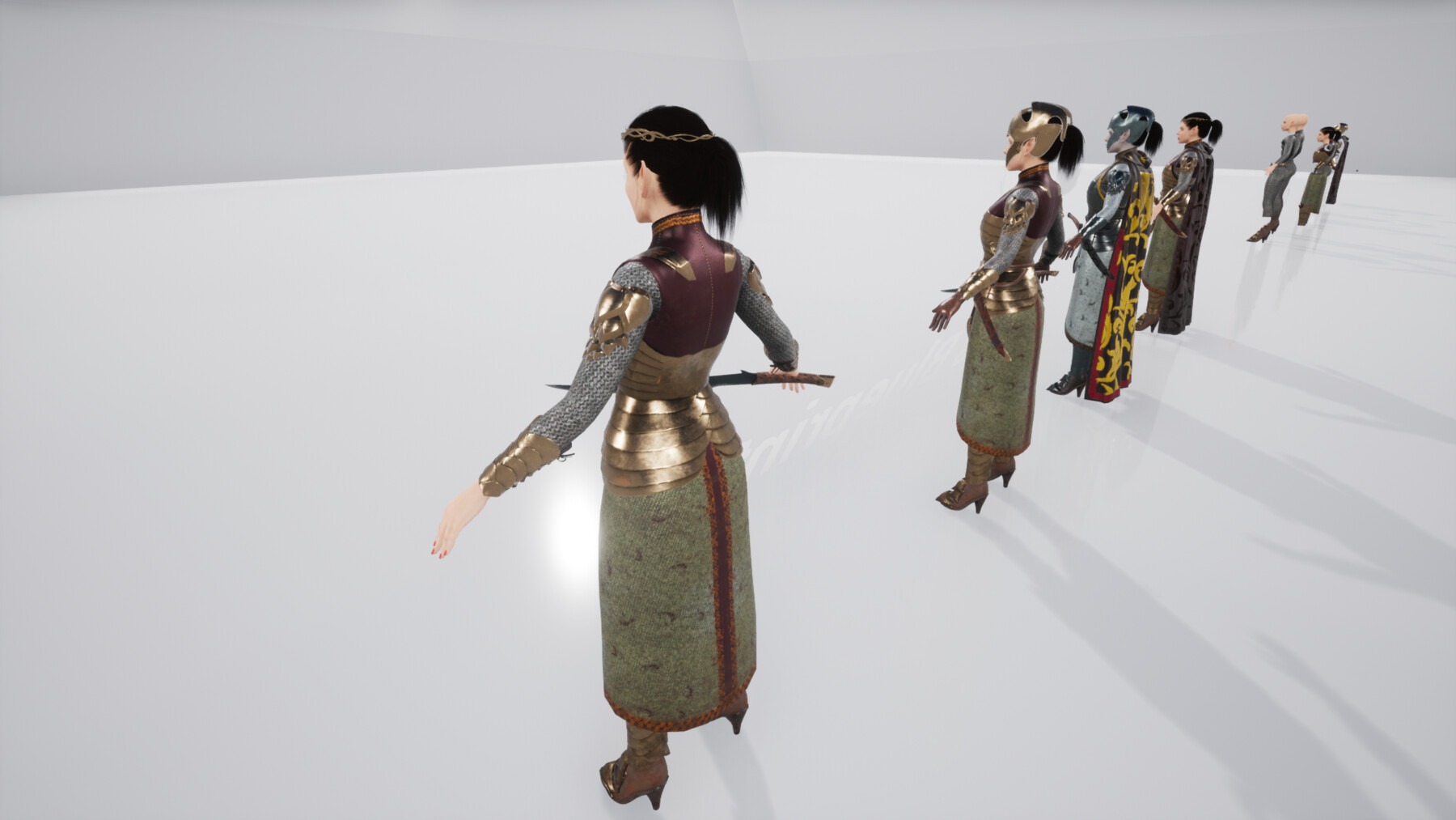 ArtStation - Elven female knight | Game Assets