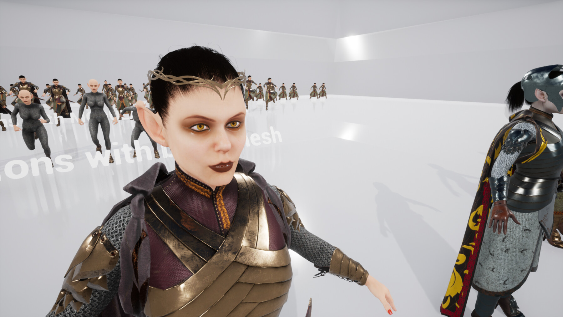 ArtStation - Elven female knight | Game Assets