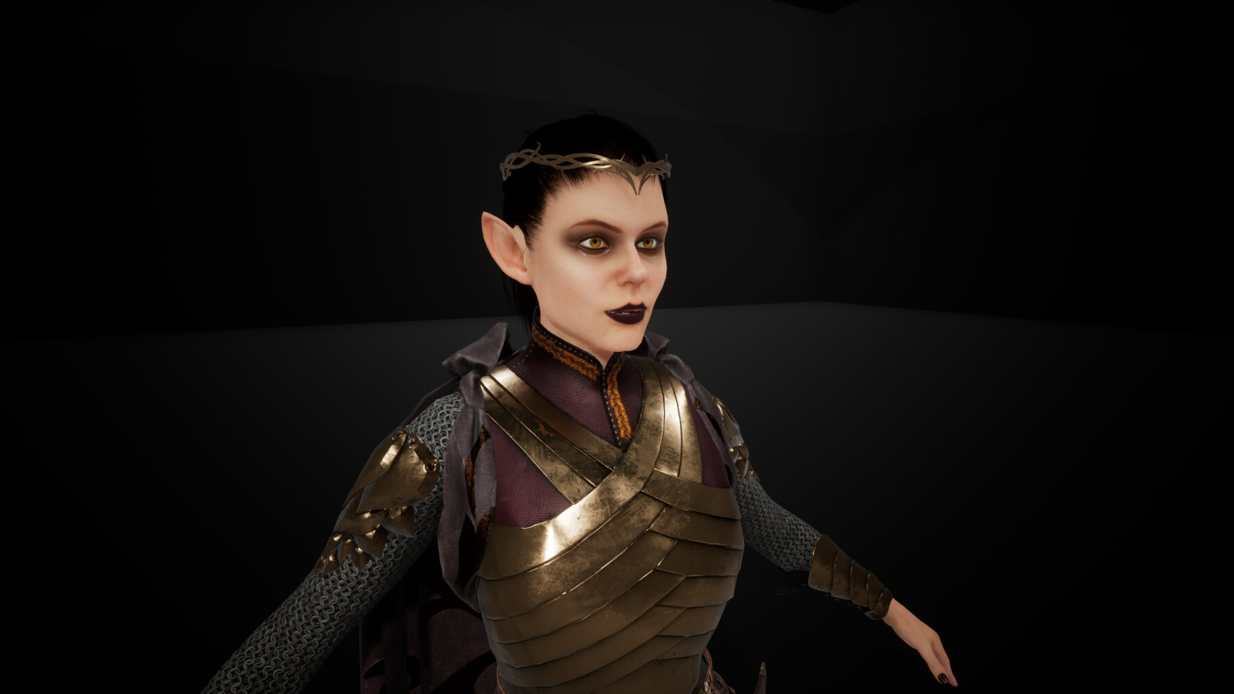 ArtStation - Elven female knight | Game Assets