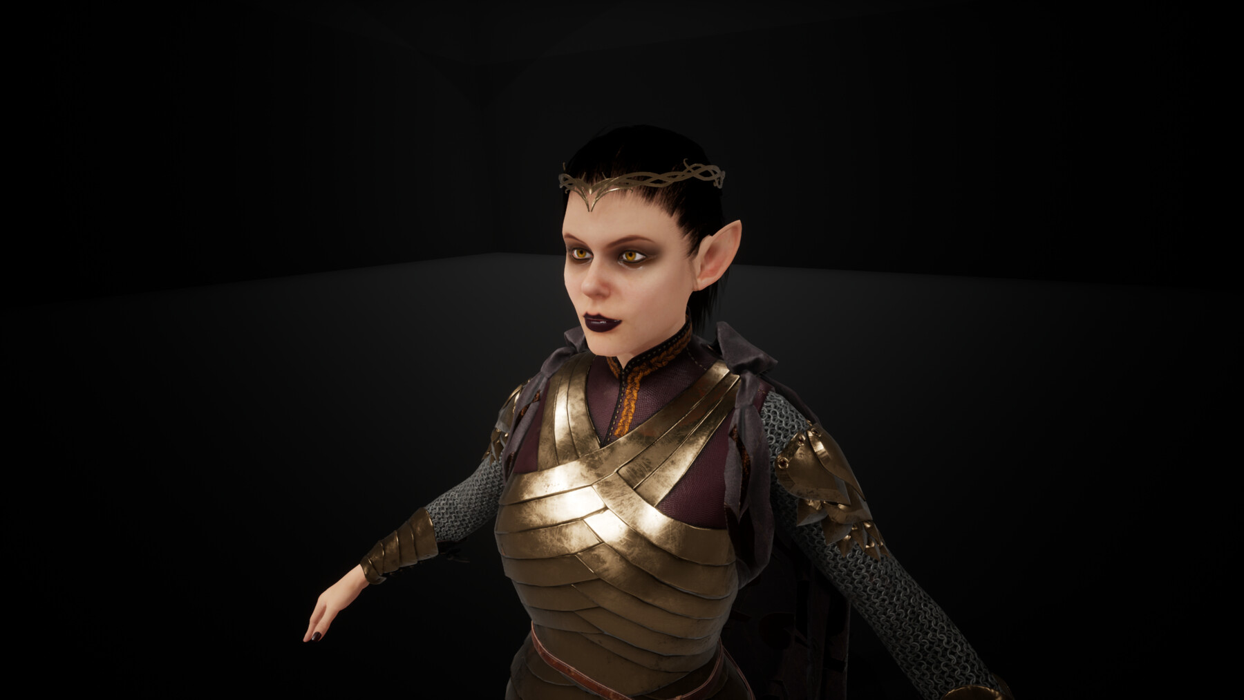 ArtStation - Elven female knight | Game Assets