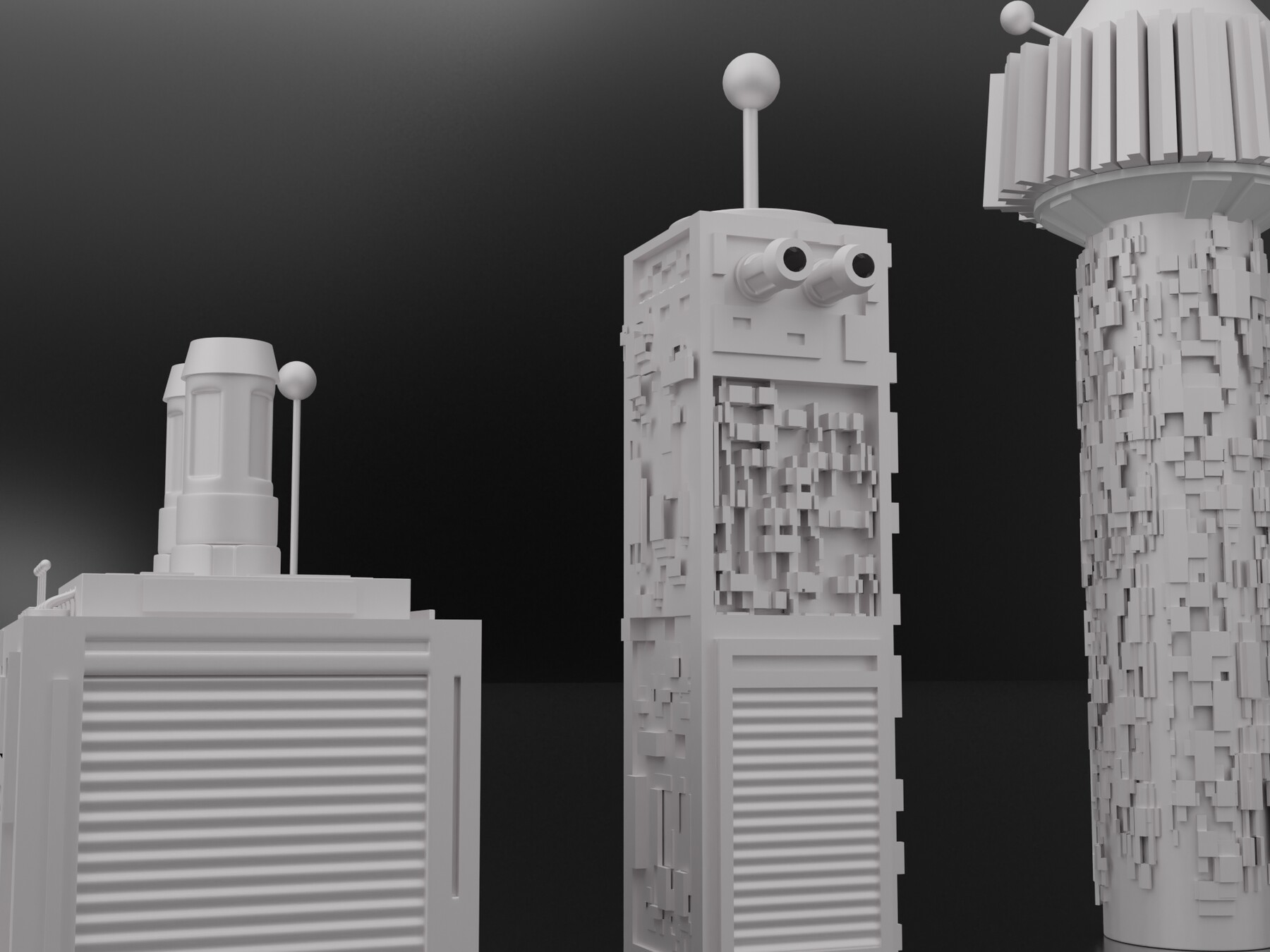 ArtStation - Sci fi hard surface building | Resources