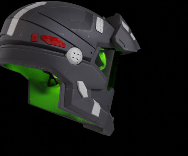 ArtStation - printable halo reach haunted helmet 3D print model | Game ...