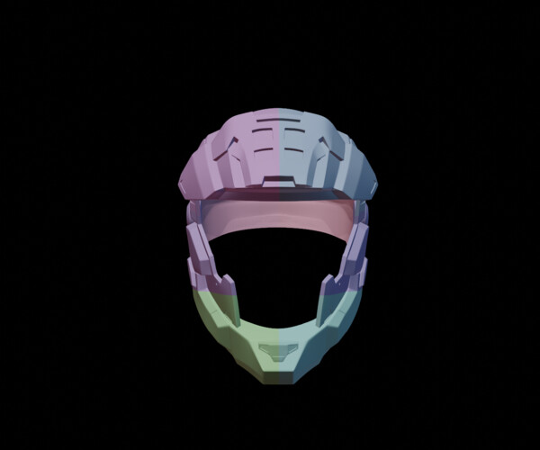 ArtStation - printable halo reach haunted helmet 3D print model | Game ...