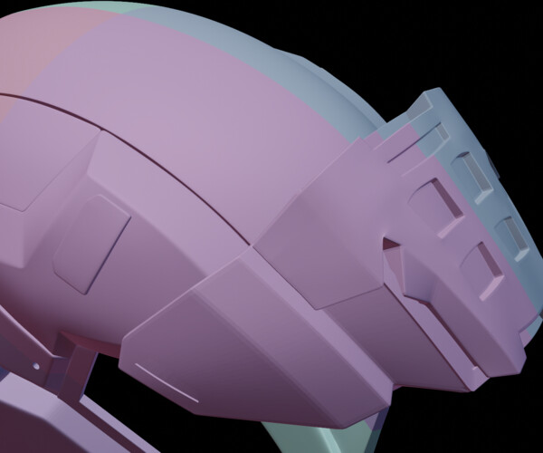 ArtStation - printable halo reach haunted helmet 3D print model | Game ...