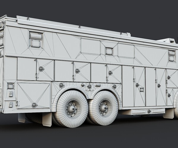 ArtStation - Fire Truck FDNY Rescue 1 | Game Assets