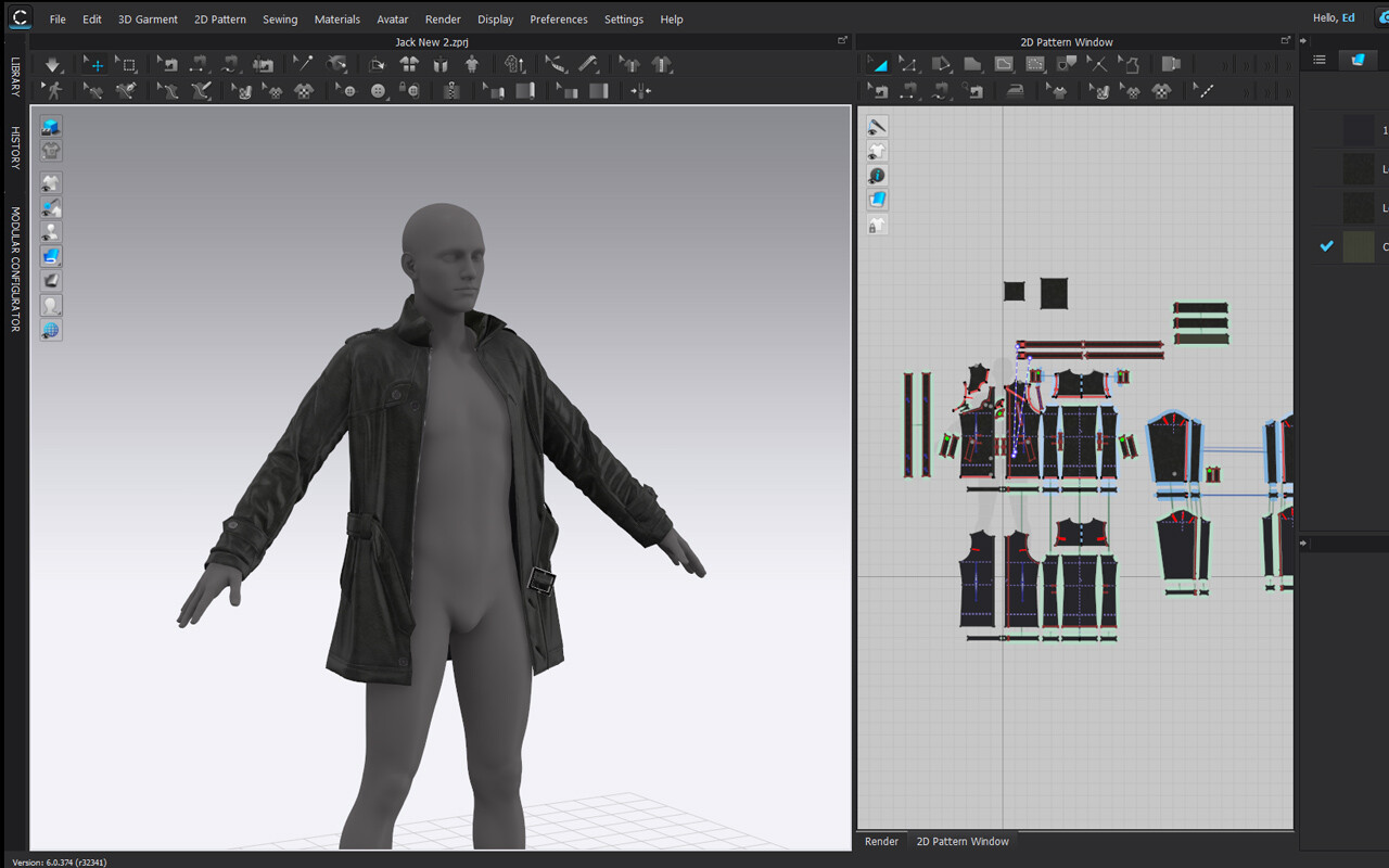 ArtStation - Mens leather jacket | Game Assets