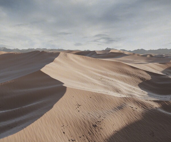 ArtStation - Create Realistic Looking Desert in Blender | Tutorials