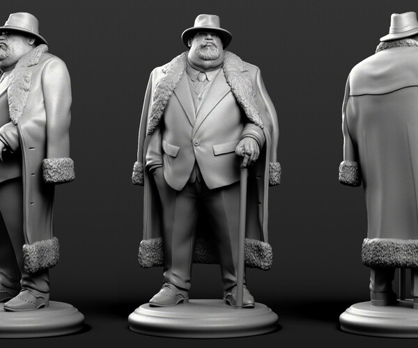 ArtStation - Gangster Boss - 3D Print Ready | Resources