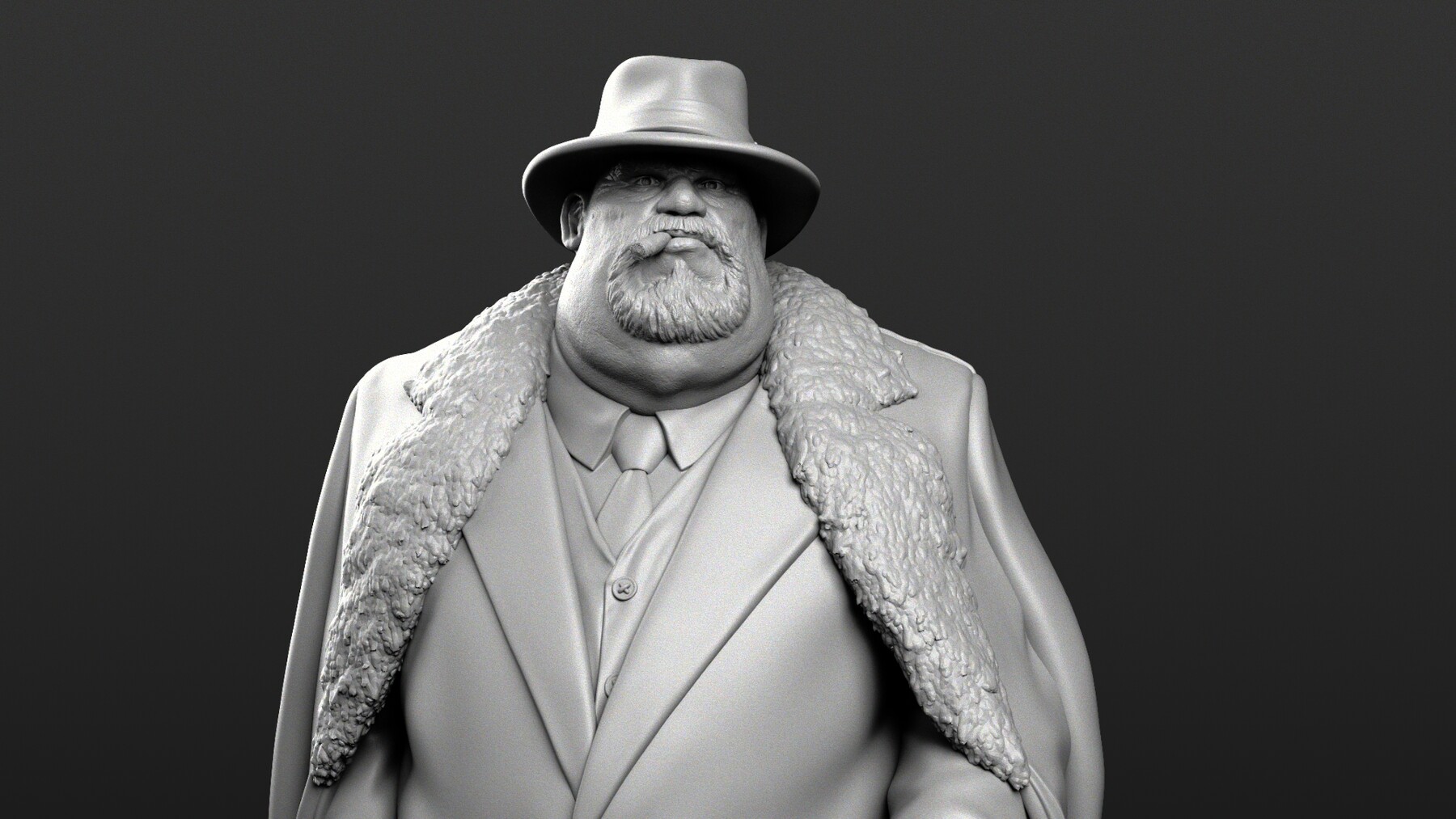 ArtStation - Gangster Boss - 3D Print Ready | Resources