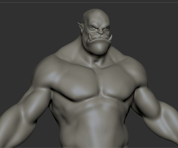 ArtStation - ORC BASE MESH | Resources