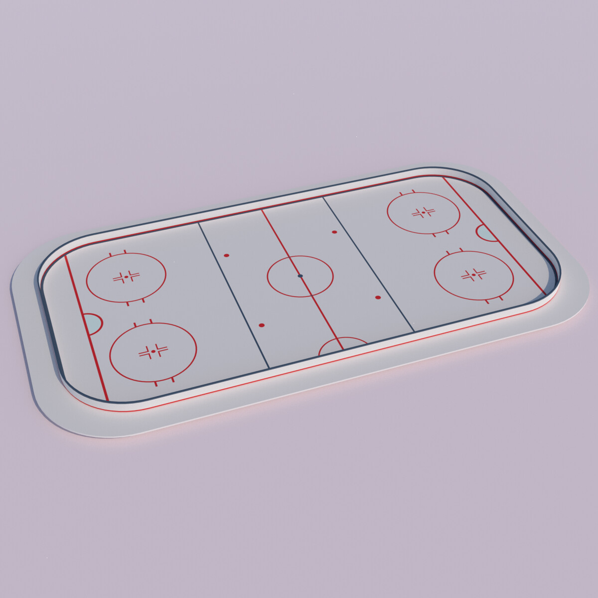ArtStation - Cartoon Ice Hockey Rink | Resources