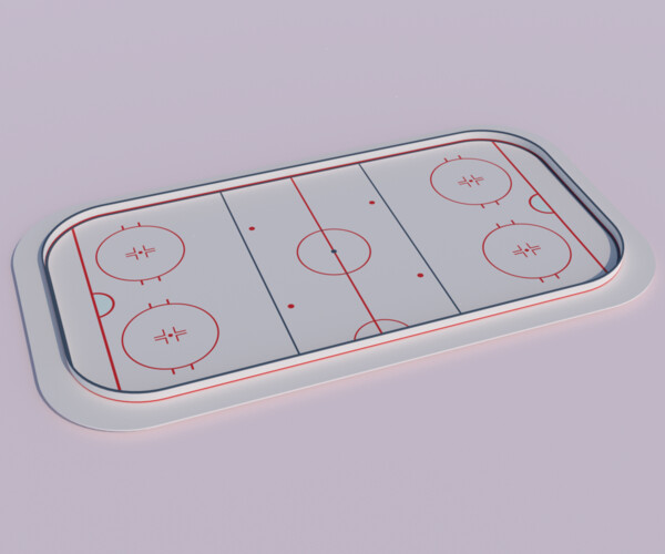 ArtStation - Cartoon Ice Hockey Rink | Resources